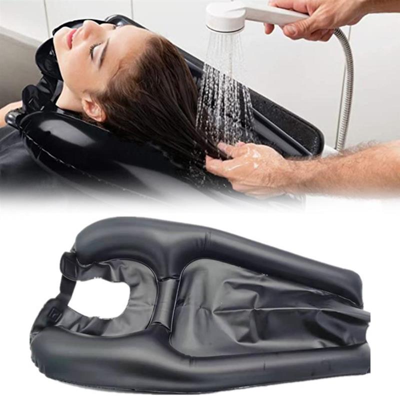 Portable Inflatable Shampoo Pad Outdoor DIY Shampoo Basin Creative Fol ...