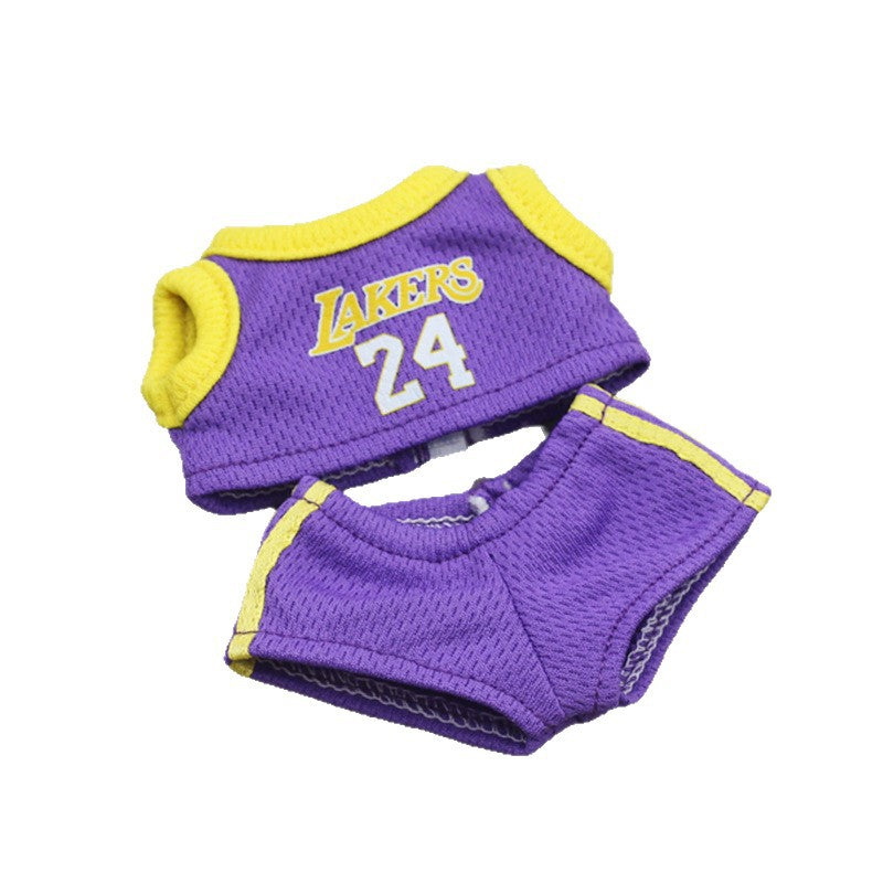 17cm Mini Labubu Doll'S Clothes Outfit Accessories For Basketball Play ...