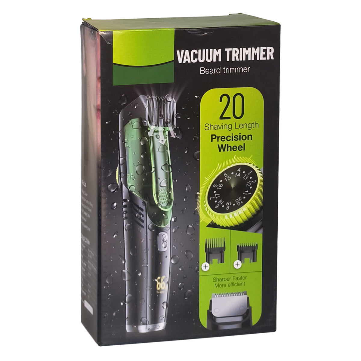 Automatic hair suction electric hair clipper with high-power anti water ...