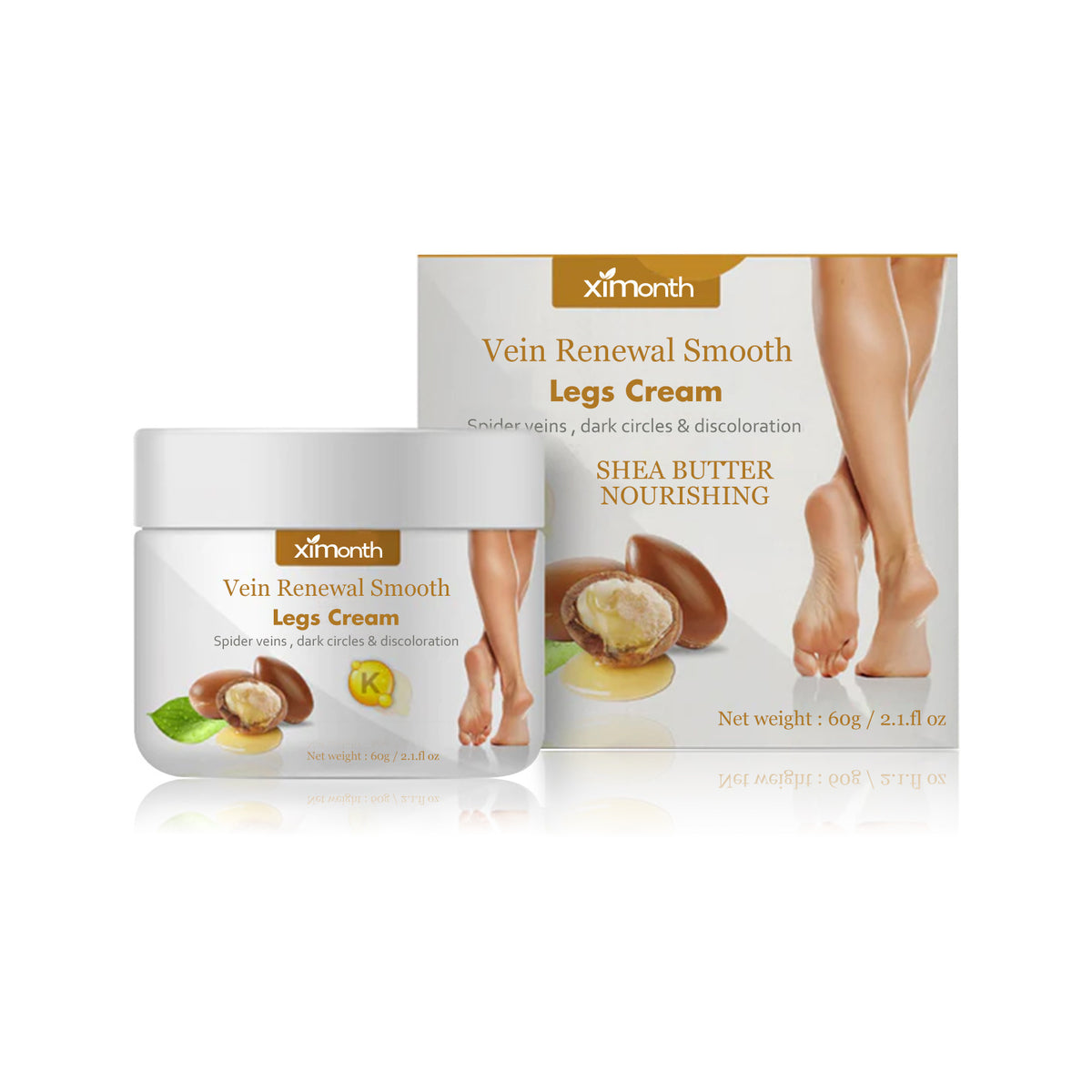 Vein Renewal Smooth Legs Cream, Relief Sore Legs Massage Varicose Eart ...