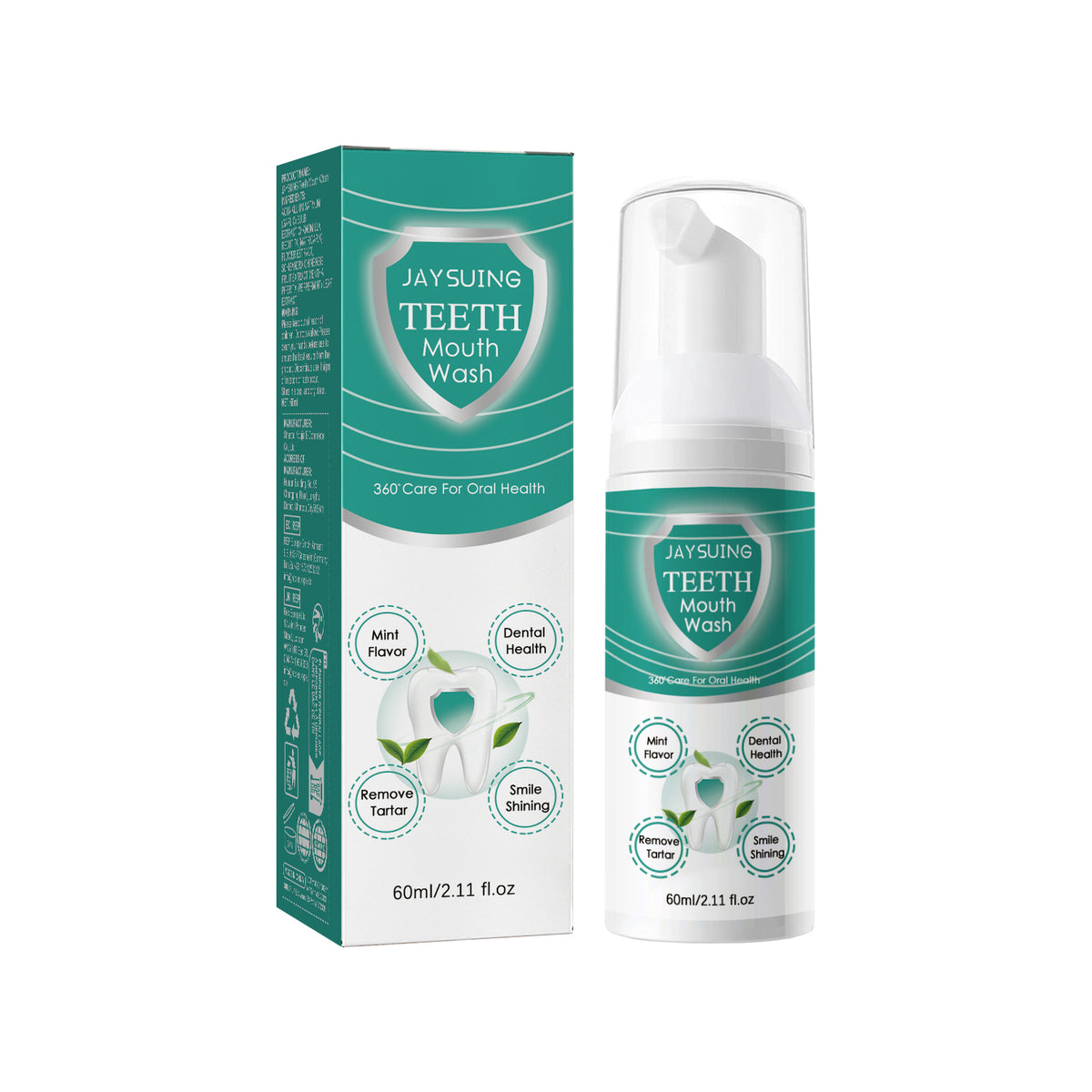 Foaming Teeth Mousse deeply cleans teeth stains, tooth yolk, gums and ...
