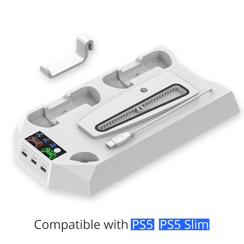 PS5 Slim/PS5 Cooling Stand Optical/Digital Universal Base Multi functi ...