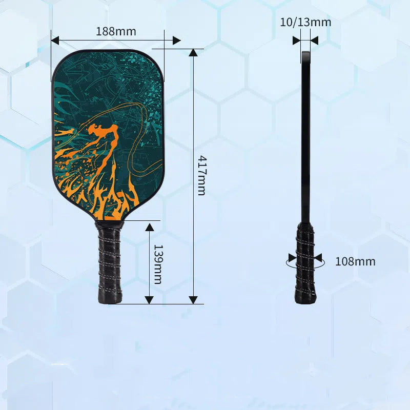 Pickle racket PP honeycomb core fiberglass Pickle racket Carbon fiber ...