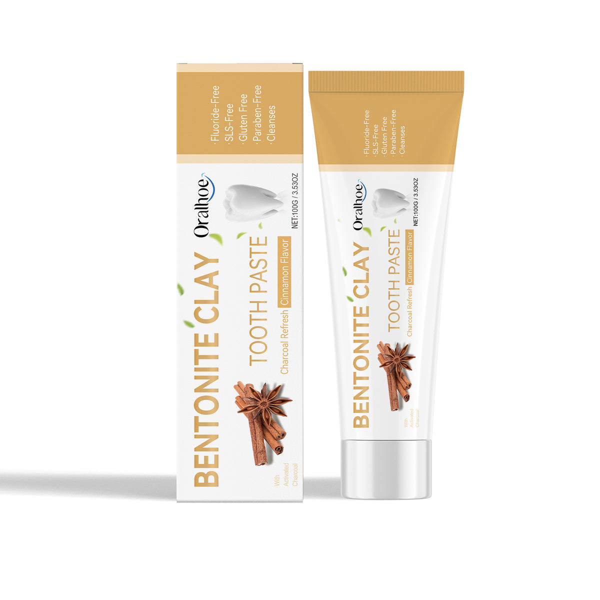 Volcanic Ash Bentonite Toothpaste Series Clean And Remove Stains Tooth ...