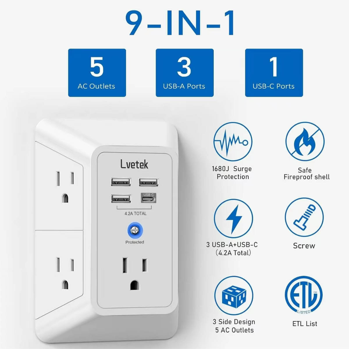 PowerHub Surge Protector – V.I.P Digital Presence