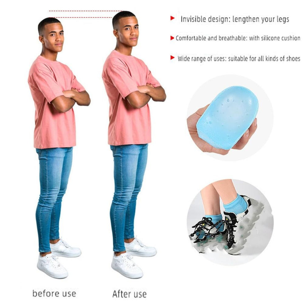 Inner sock pads men's and women's heel covers sports anti slip SEBS se ...